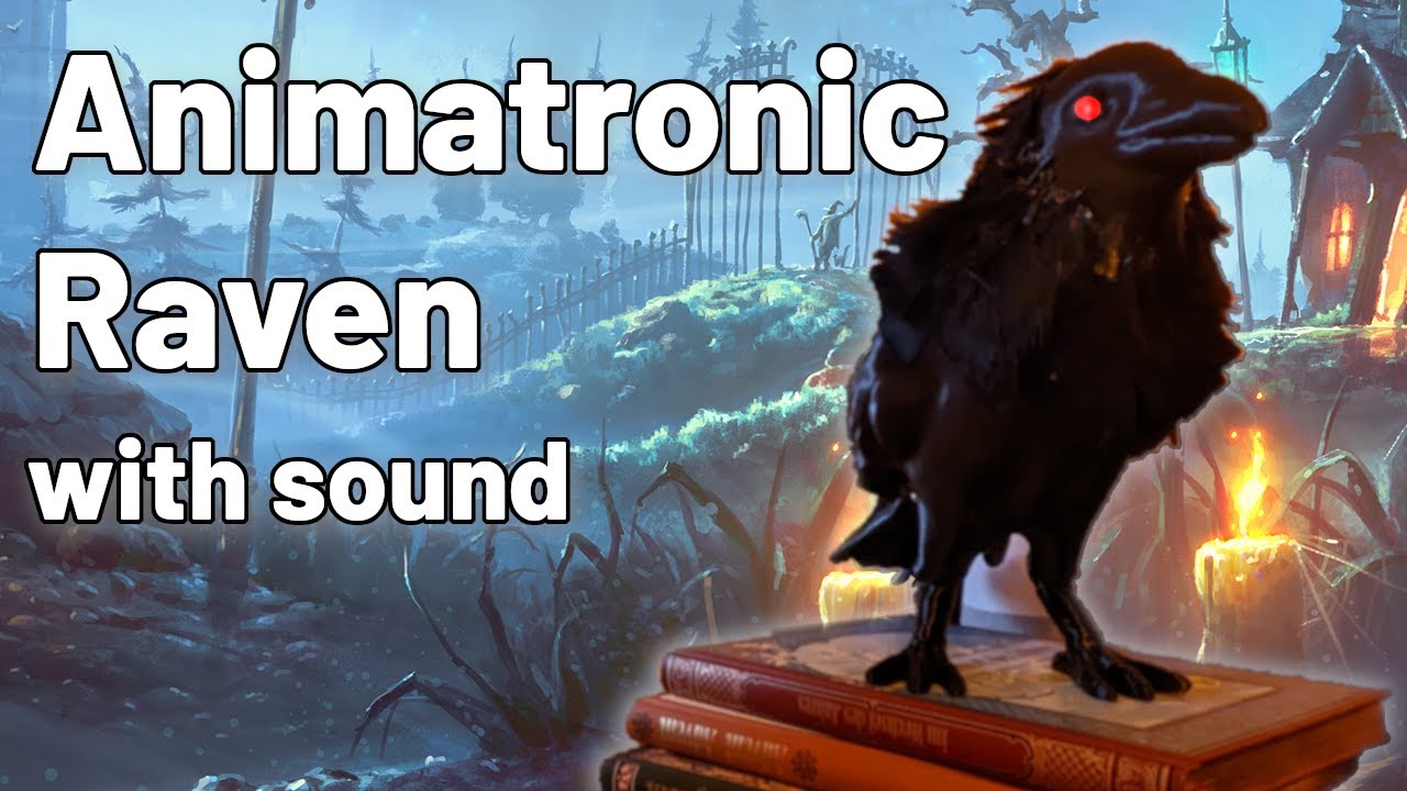 The Scariest DIY Project: Build Your Own Animatronic Raven - YouTube