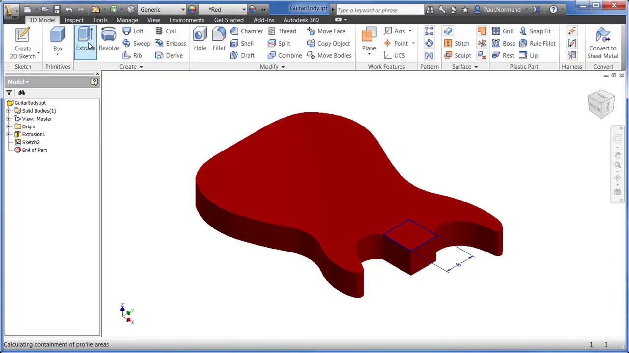Essential Skills Videos - Create Parts | Inventor 2014 Help - YouTube