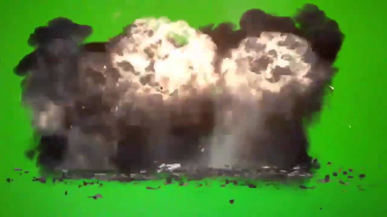 Air Strike with sound - free green screen - YouTube