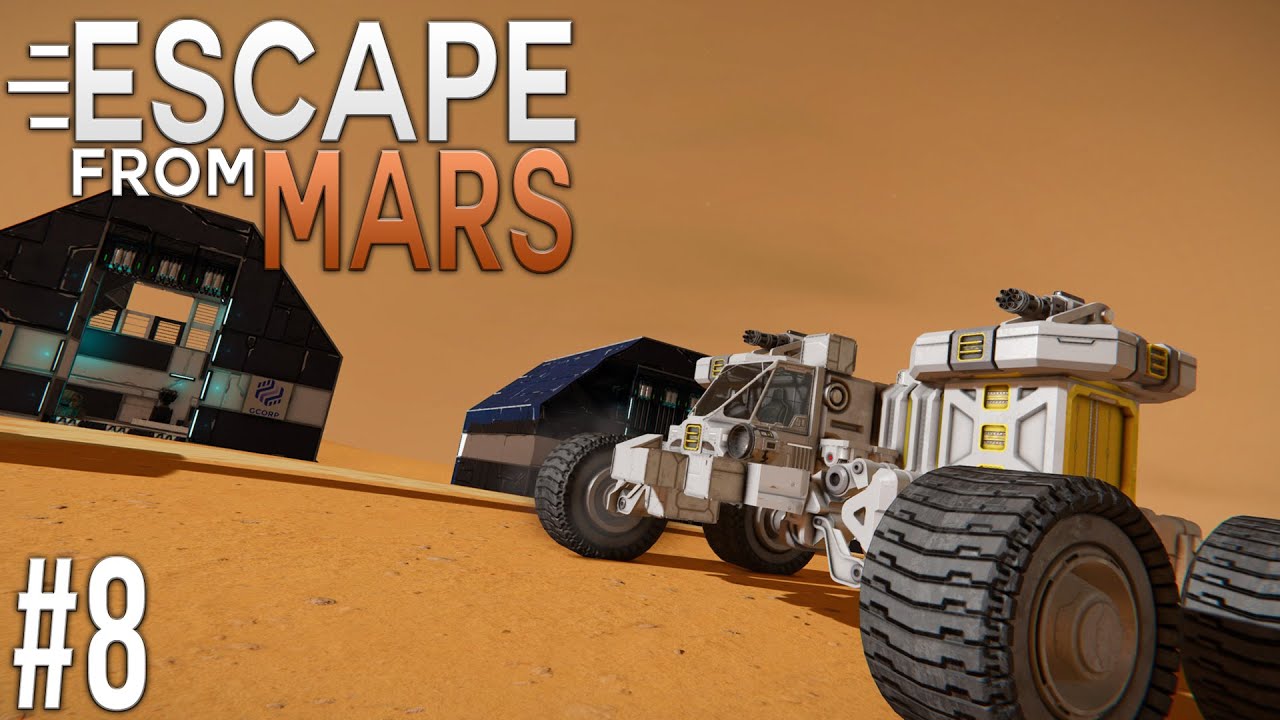 Space Engineers: ESCAPE from MARS! - Ep #8 - New BASE! - YouTube