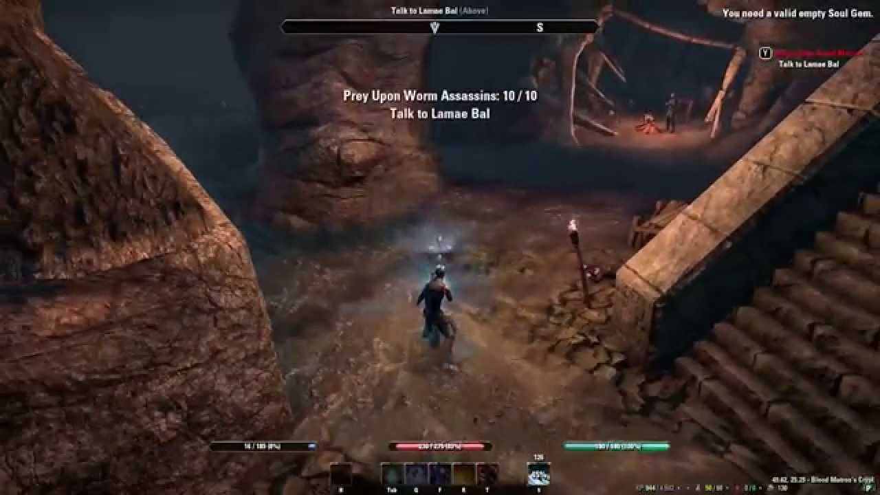 ESO - Level 5 DK Vampire Quest - YouTube
