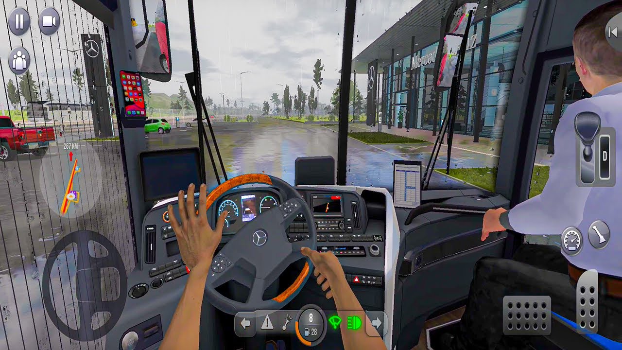 Bus Simulator : Ultimate | Zuuks | Mercedes Bus | Mobile Gameplay - YouTube
