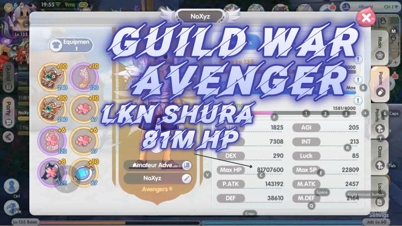 RoX GvG Guild Avenger 191024 - Unstoppable New Tank Build + Avenger’s ...