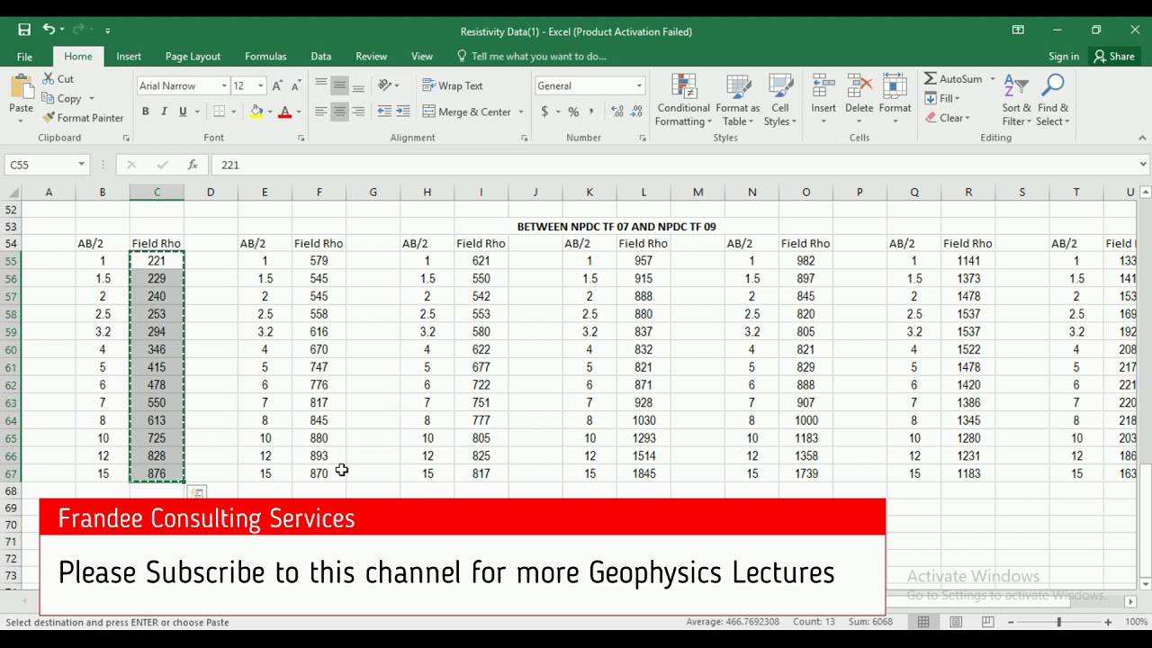 How to generate Resistivity and pseudo cross section with 1D VES data ...