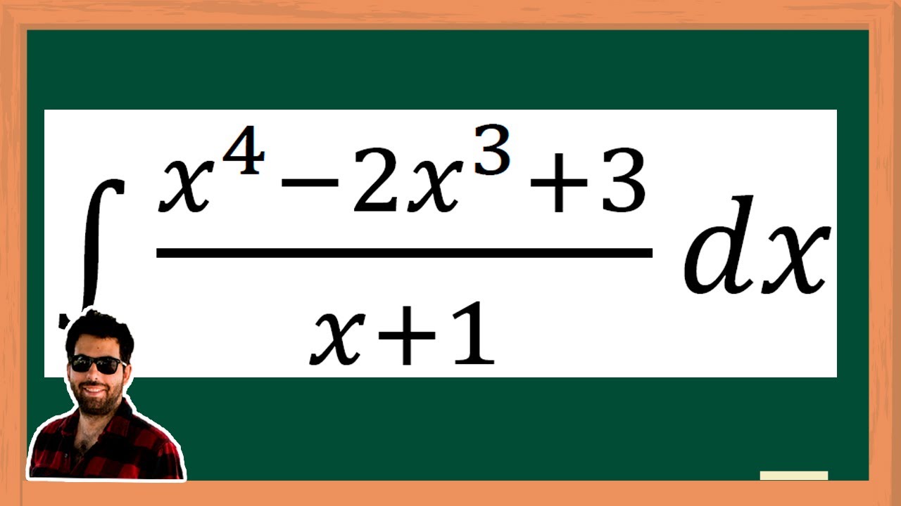 Integrales indefinidas. Cociente. Ruffini. integral((x^4-2x^3+3)/(x+1 ...