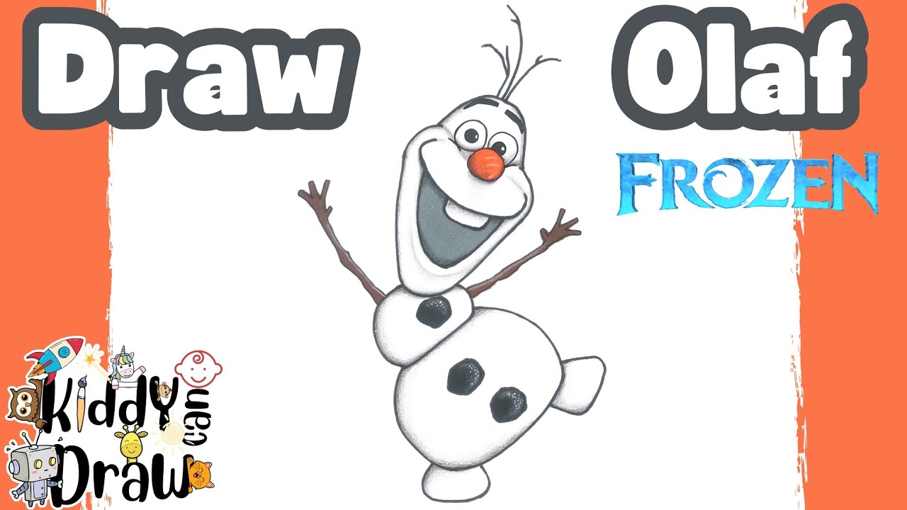 How to Draw Olaf from Frozen - YouTube