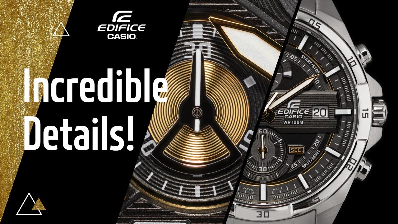 Casio Edifice Watch with Incredible Details - YouTube