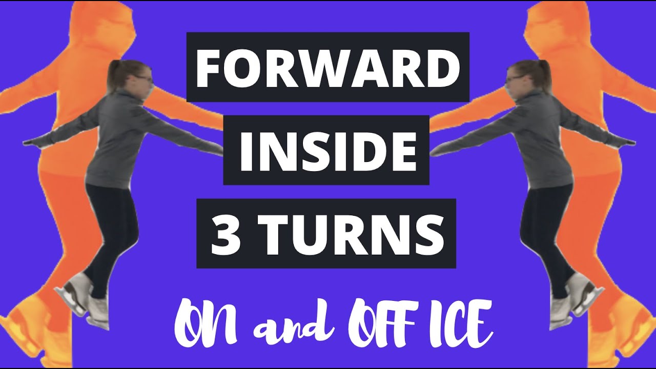 HOW TO: Forward Inside 3 Turns ON and OFF Ice || Shelly Skates - YouTube