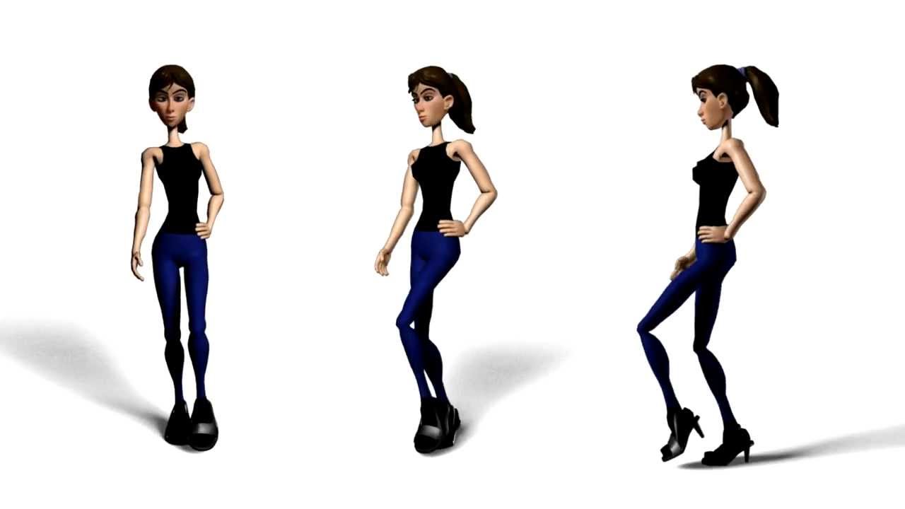 Model Walk Cycle - YouTube