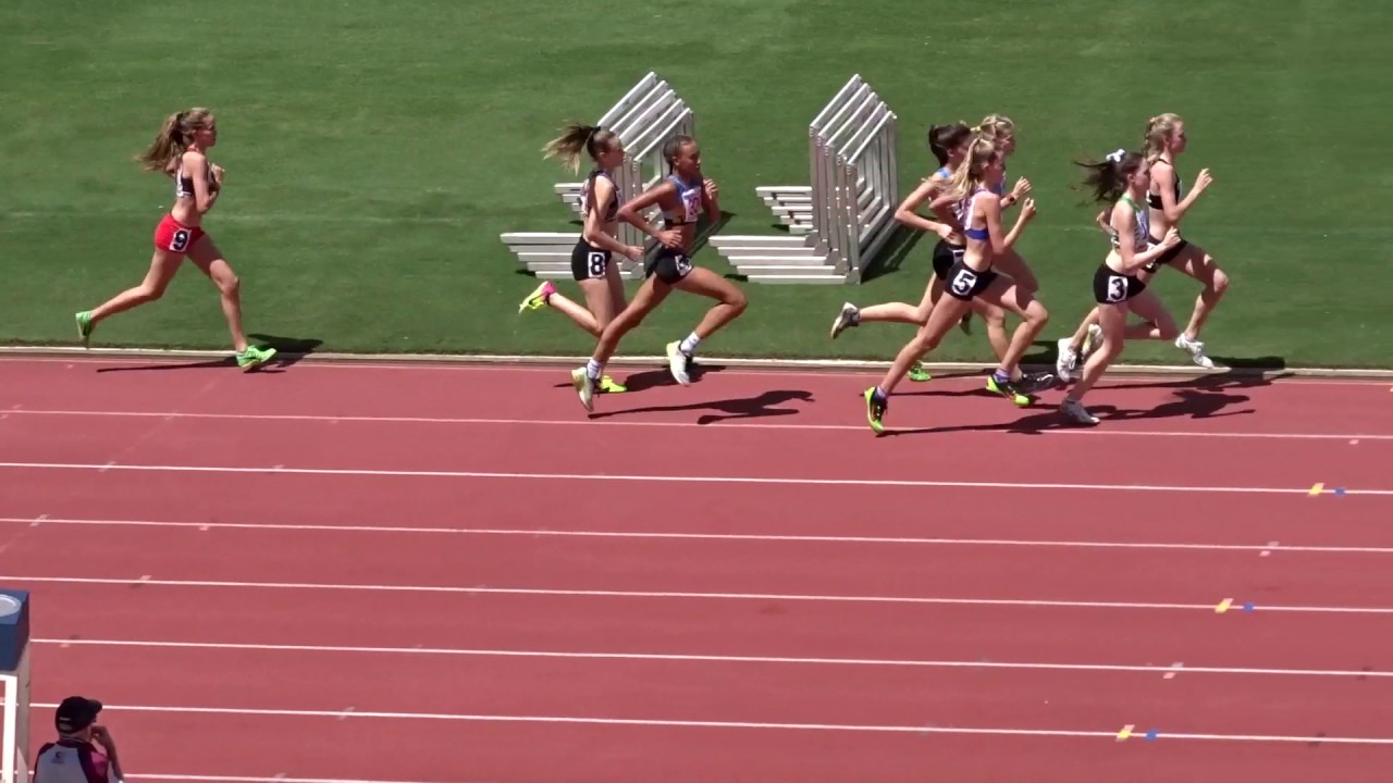 U/16yrs Girls 800m Final, QLD Championships, QSAC 25/02/2017 - YouTube