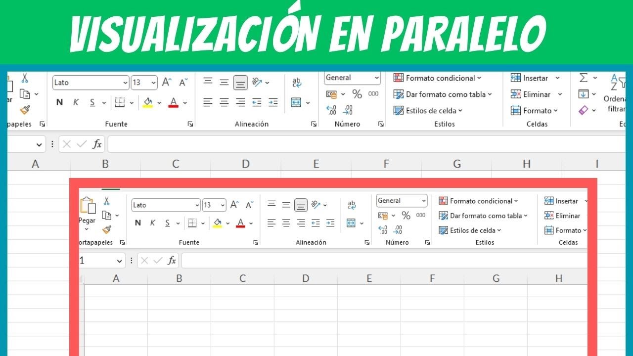🍂 Como dividir la pantalla de excel en dos horizontal #tutorialexcel ...