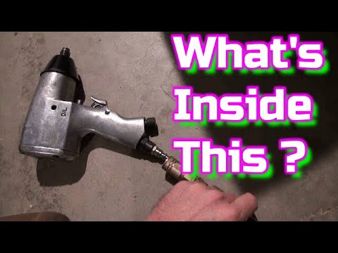 Pneumatic Air Impact Wrench Teardown and Reassembly: Air Vane Motor ...