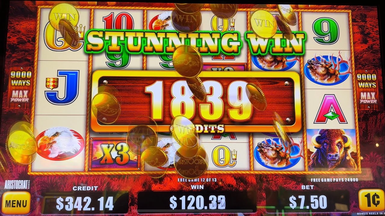 Get Ready for an EPIC Win! | Buffalo Gold Max Power Slot Machine - YouTube