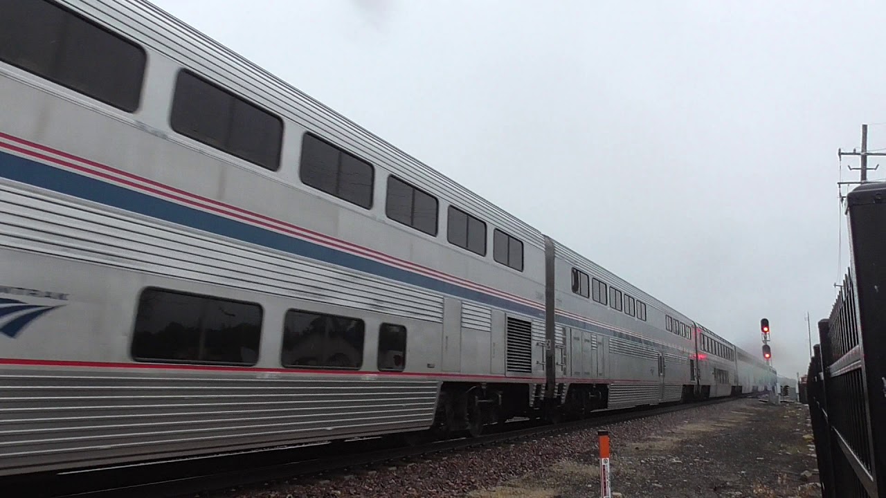 Amtrak 176 South Braidwood, IL 5/2/19 - YouTube