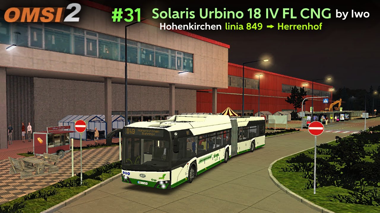 [OMSI 2 #31] Solaris Urbino 18 IV FL CNG (by Iwo) - Hohenkirchen (linia ...