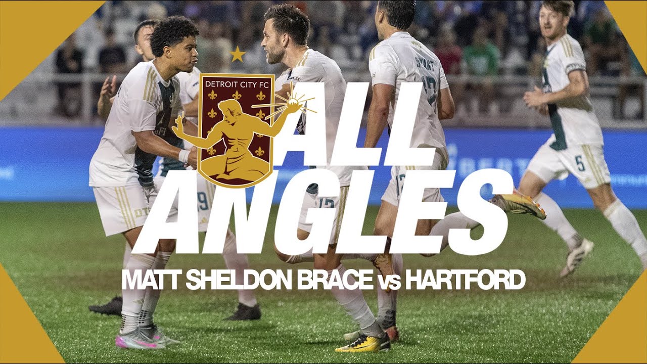 ALL ANGLES: Matt Sheldon Scores Brace vs Hartford Athletic - YouTube