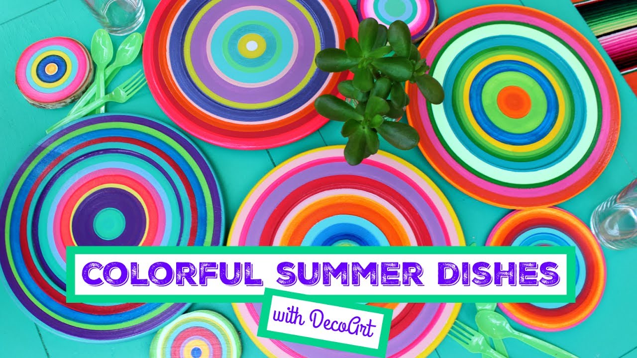 HOW TO: Colorful Summer Dishes - YouTube