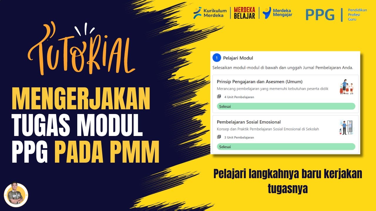 Cara mengerjakan tugas modul Piloting PPG daljab pada PMM - YouTube
