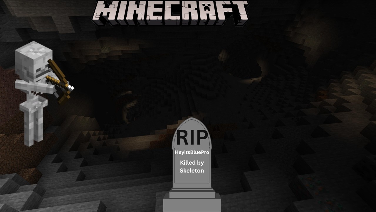 Skeleton Slaughtered: My Struggles in Minecraft Survival - YouTube