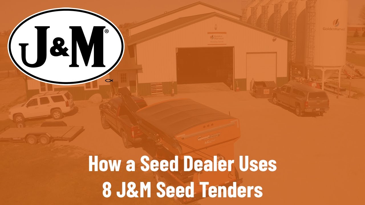 How a Seed Dealer Uses 8 J&M Seed Tenders - YouTube