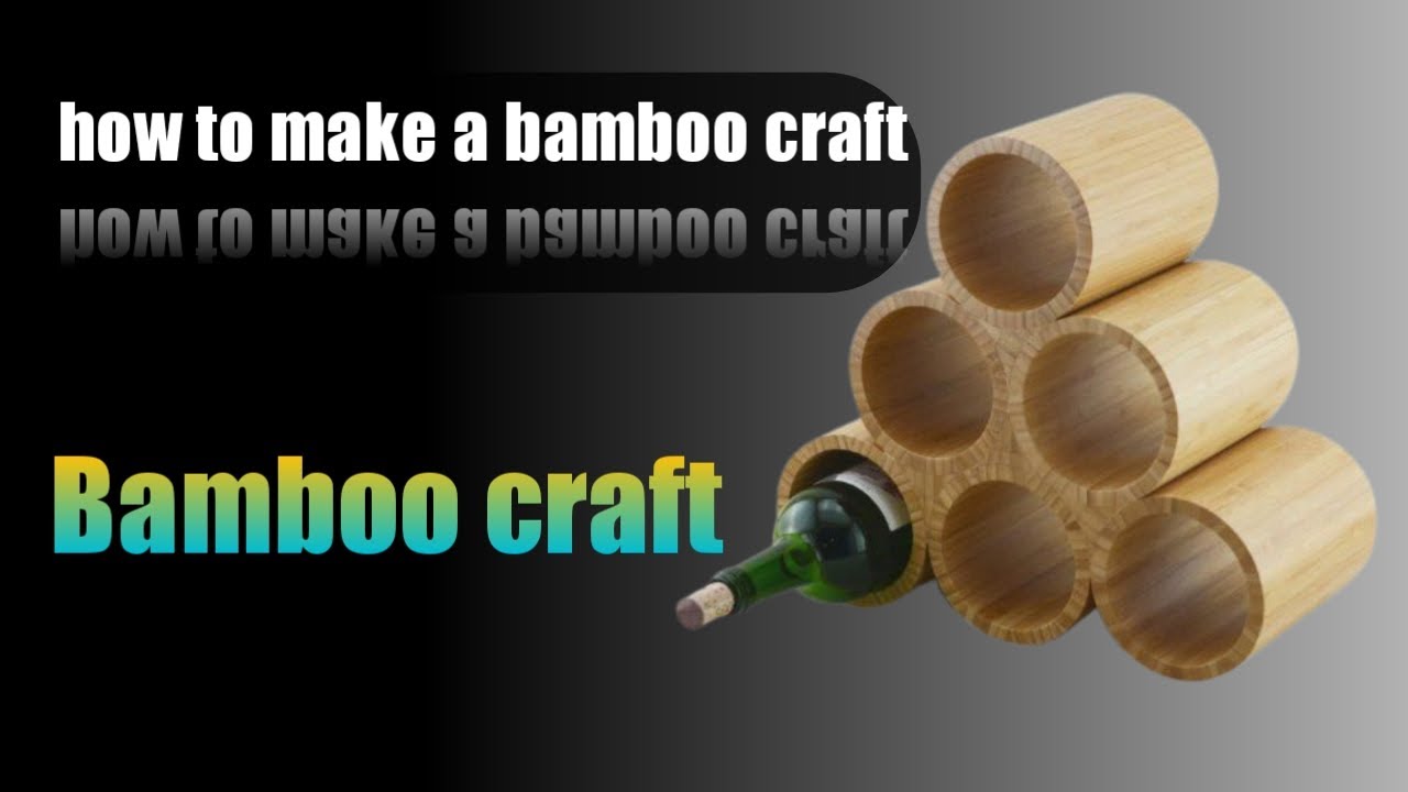 How to make a bamboo craft | bamboo craft design | bamboo craft ...