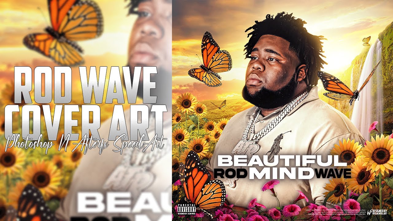 Rod Wave Beautiful Mind Concept Cover & Motion Art (Speed Art) - YouTube