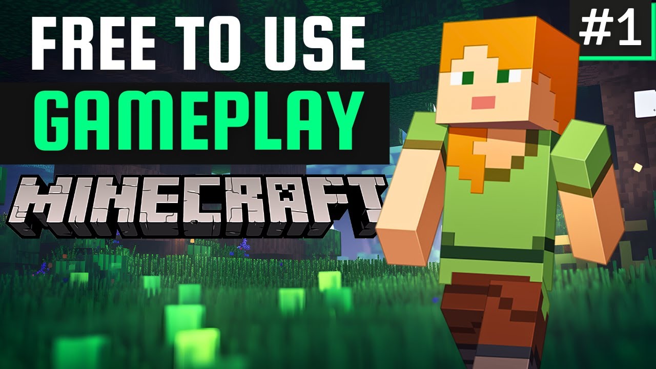 Minecraft Free Gameplay Footage | No Copyright Survival Map | Use ...