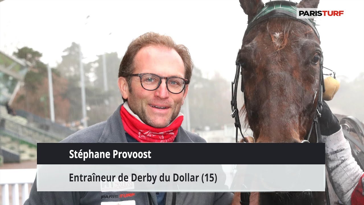 Stéphane Provoost, entraîneur de Derby du Dollar (08/03 à Amiens) - YouTube