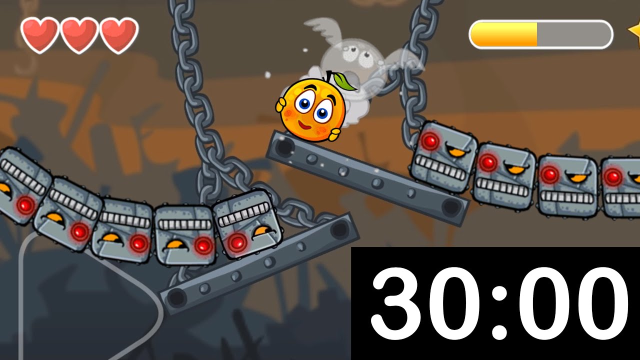 Orange Ball - Speedrunning - All Levels - All Volumes - All Bosses - 30 ...