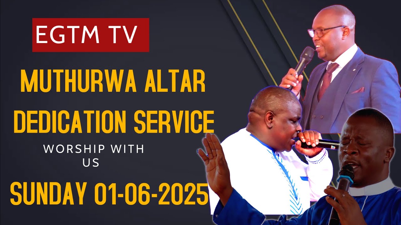 SUNDAY 01-06-2025: PART 1 MUTHURWA ALTAR DEDICATION SERVICE - YouTube