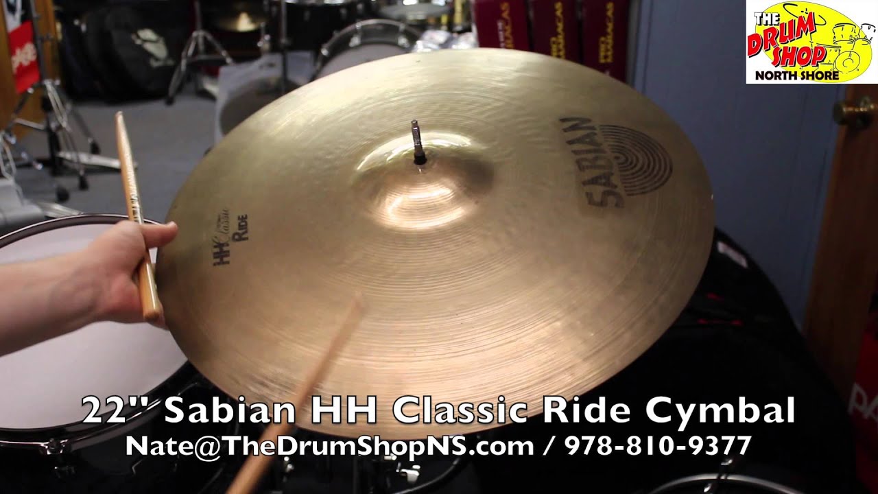 Sabian HH Classic Ride 22'' - The Drum Shop North Shore - YouTube