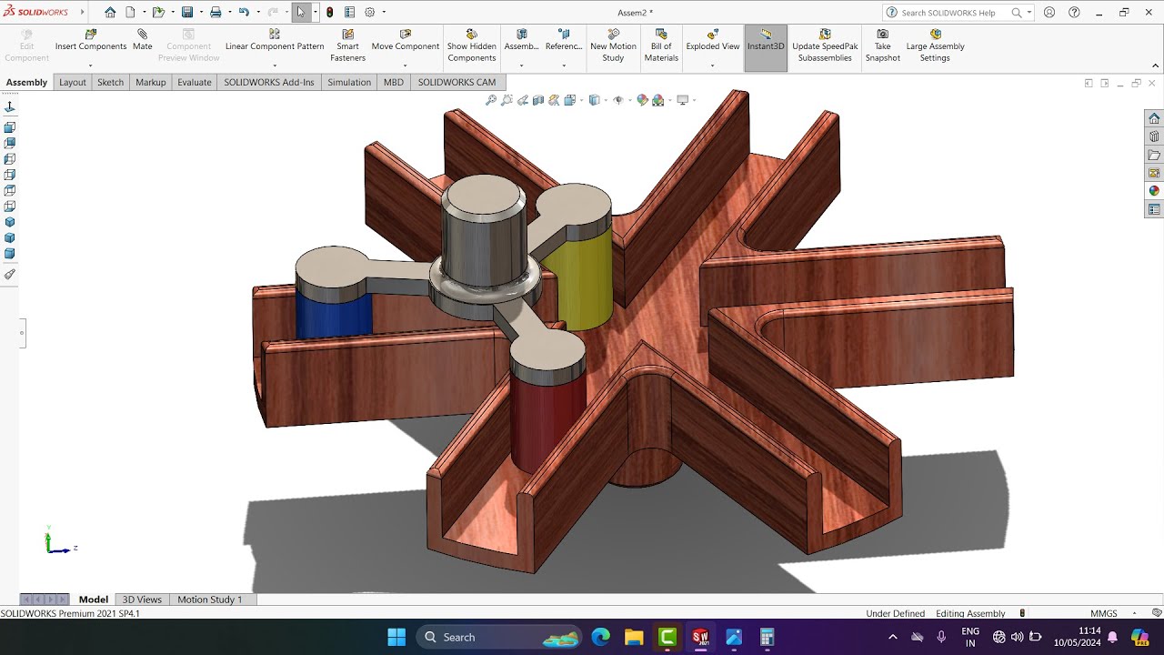 Tutorial Solidworks Assembly 3D dan Animasi | 4K 60fps - YouTube