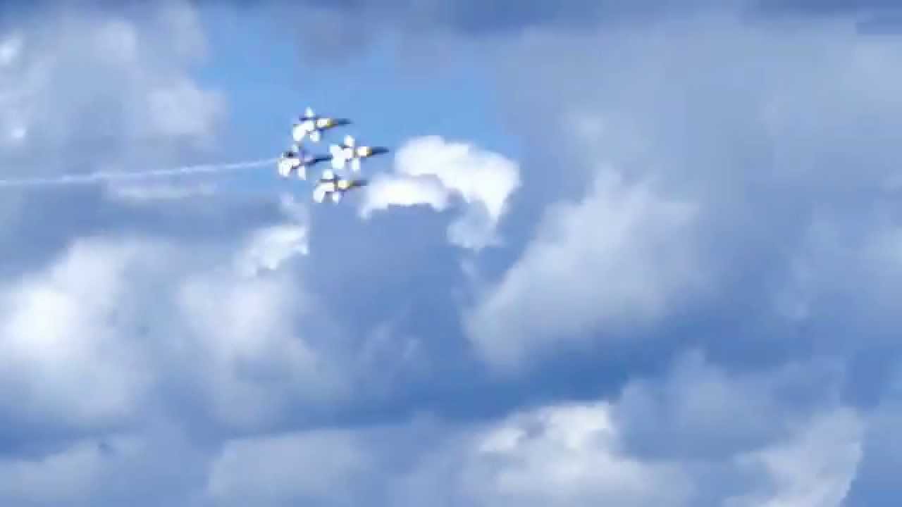Blue Angels Sneak Pass & Diamond 360 (2015) 60FPS - YouTube