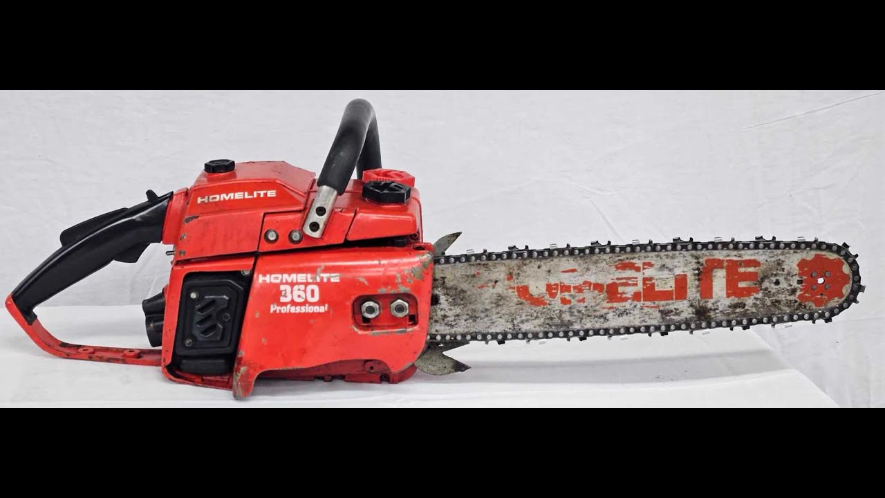 Vintage Homelite 360 Automatic WATCH IT RUN !! Vintage King Motor ...