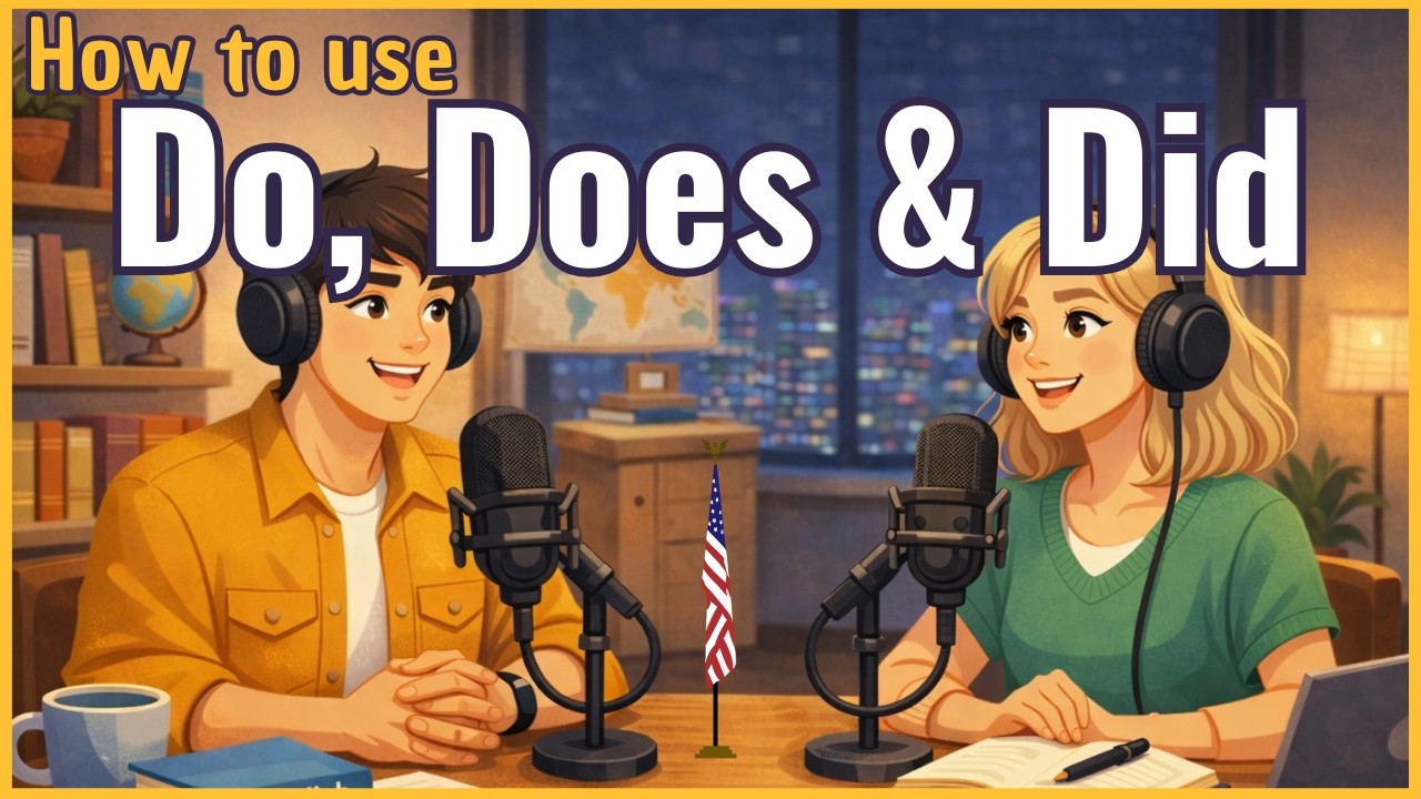 How To Use Do, Does, Did in English | Easy Speaking & Conversation ...