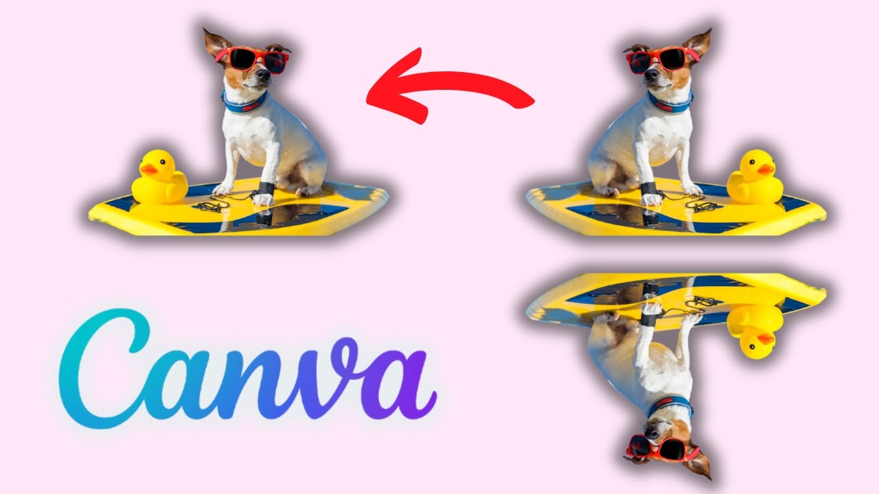 How To Flip/ Rotate Images Design in Canva (Mirror Your Image Easily ...