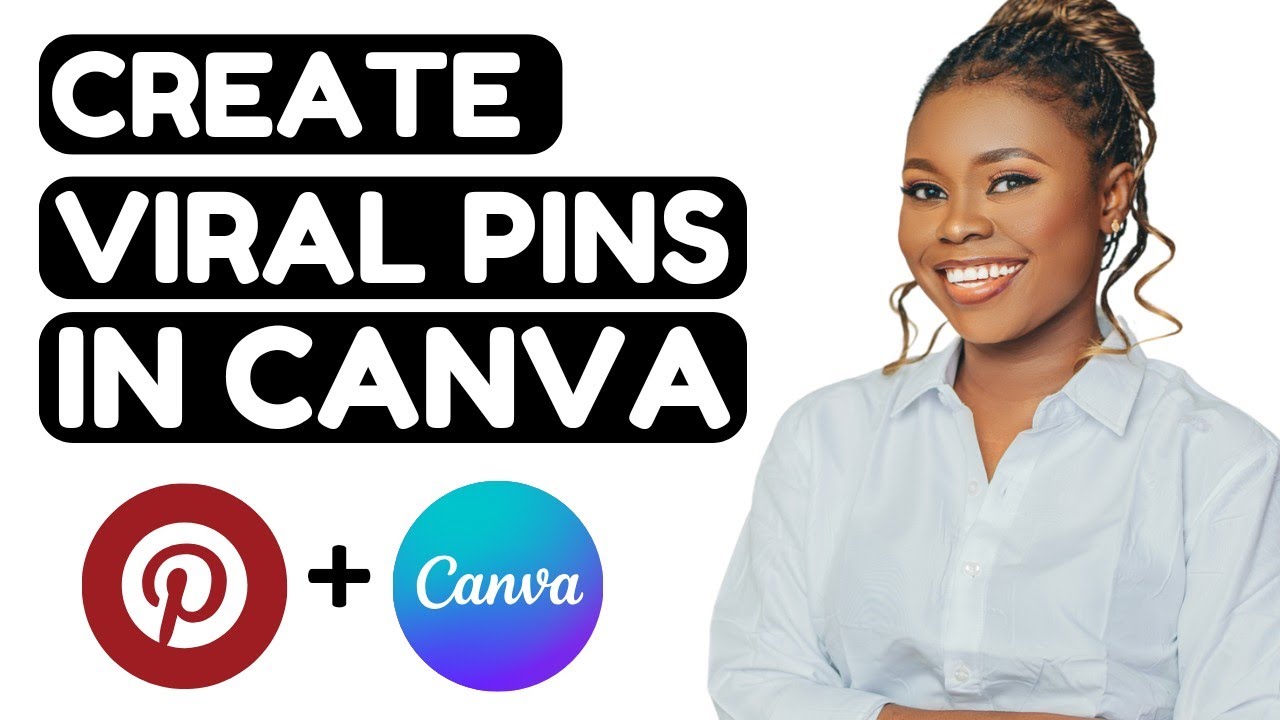 How to create PINTEREST pin with CANVA and schedule on Pinterest for a ...