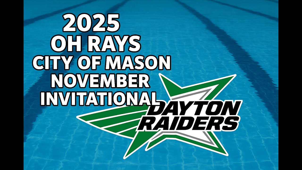 Harper Swimming DR OH Rays City of Mason November Invitational - YouTube