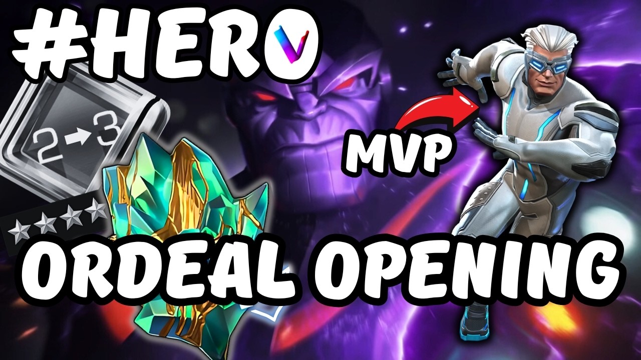 Hero Ordeal Opening & New Rank 3 + MVP Quicksilver Solo of Nameless ...