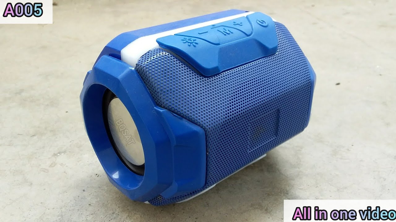 A005 Bluetooth speaker complete details ke sath | A005 all in one video ...