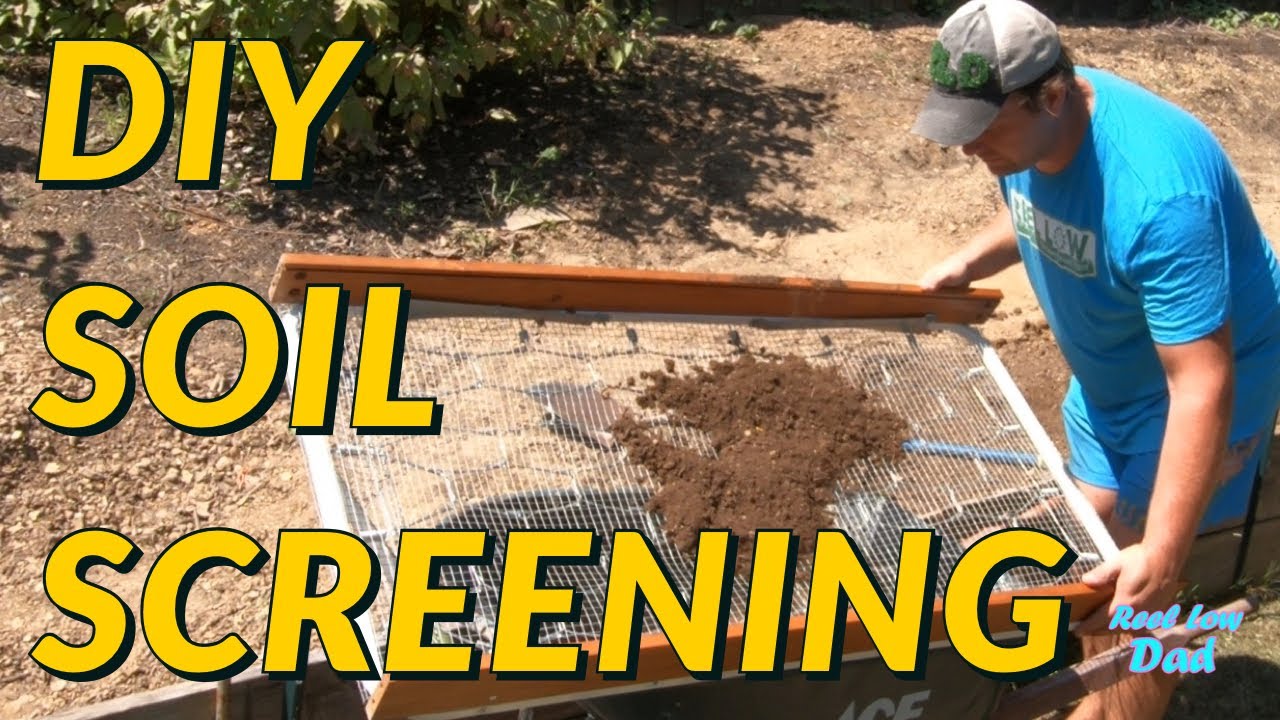 How to Screen Soil | Lawn Renovation Preparations - YouTube