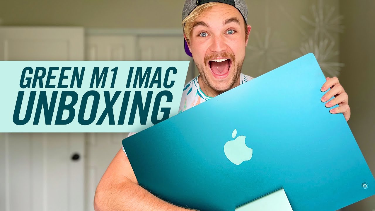 Green M1 iMac Unboxing - YouTube