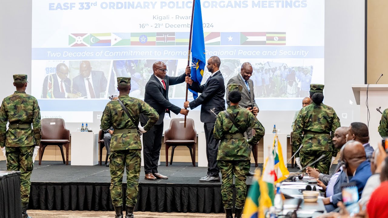 Rwanda hands over leadership of Eastern Africa Standby Force to Somalia ...
