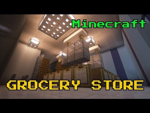 How to build a GROCERY store in minecraft! | Timelapse - YouTube
