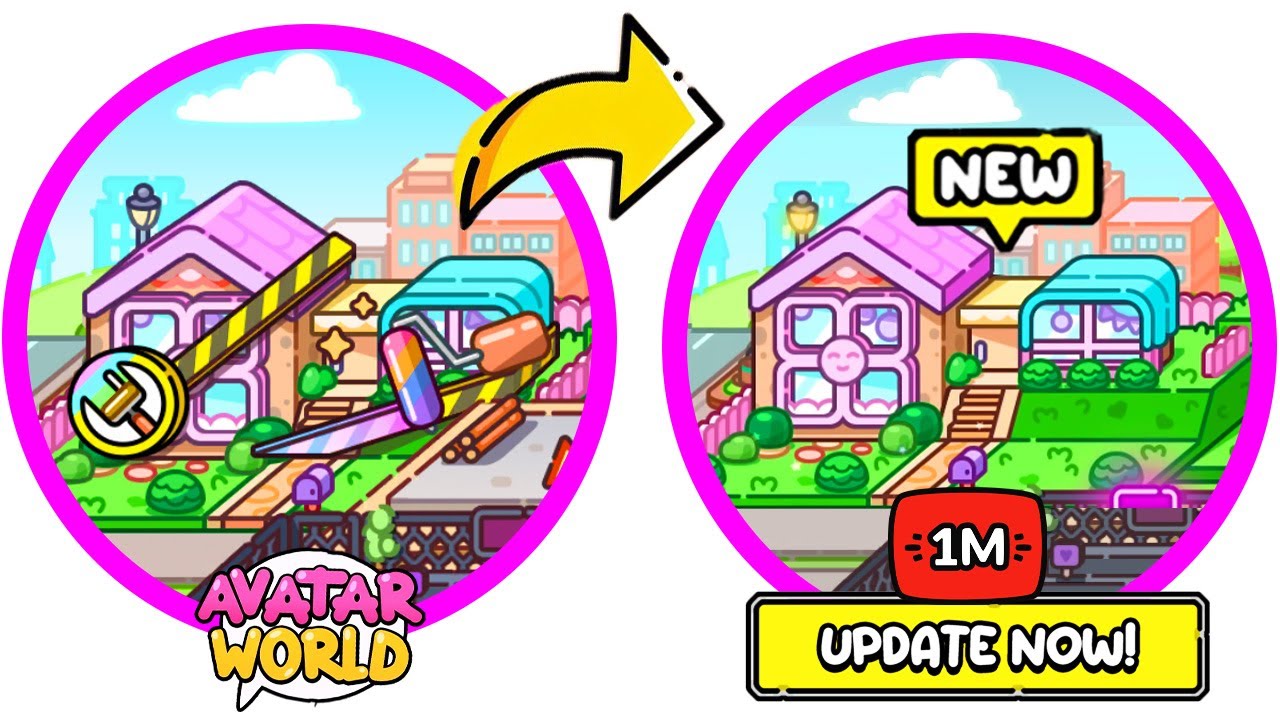 OPENING NEW HOUSE AVATAR WORLD NEW UPDATE // EVA GAME WORLD - YouTube