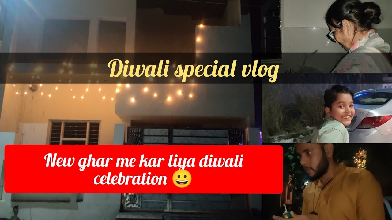 New ghar me bhi diwali celebration kr diya 😀 or mummy ne diya bhi ...