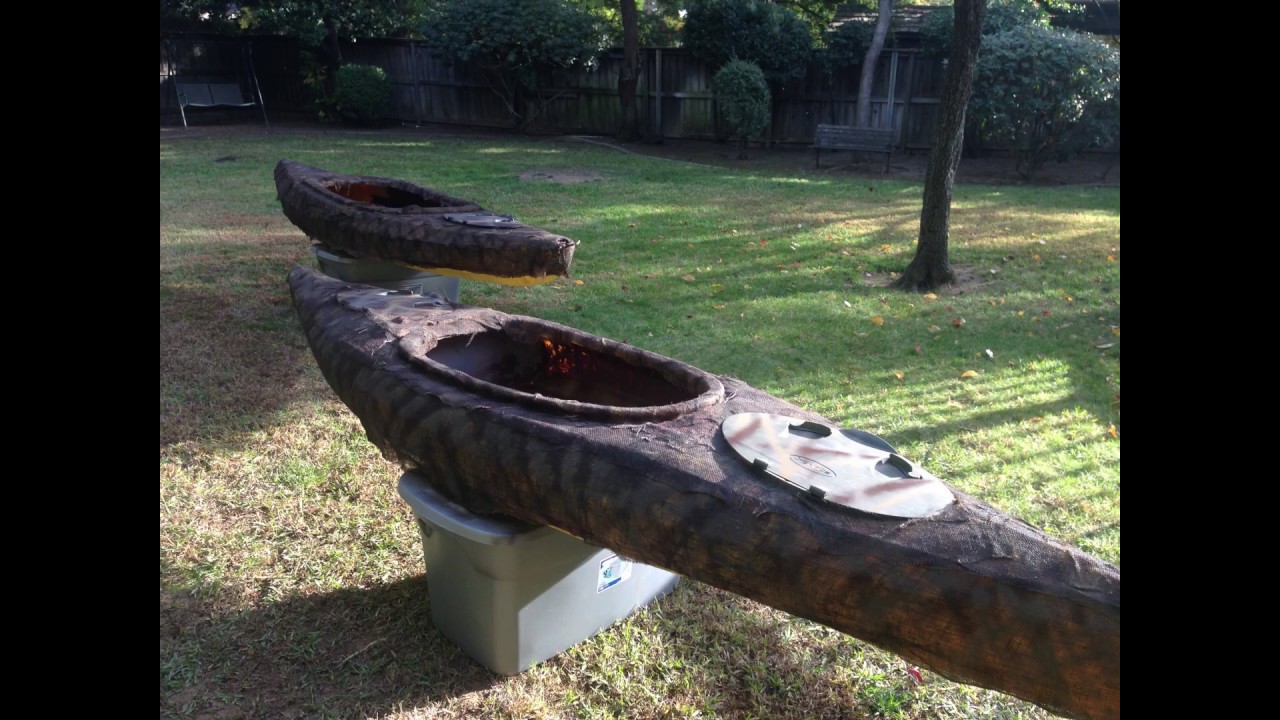 DIY Kayak Camo River Duck Hunt - YouTube