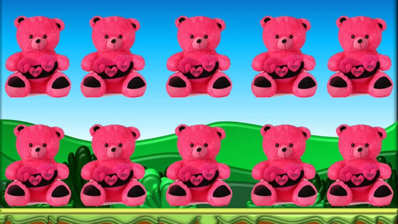 Counting One To Ten With Teddy Bears | Learn Numbers | Child Education ...