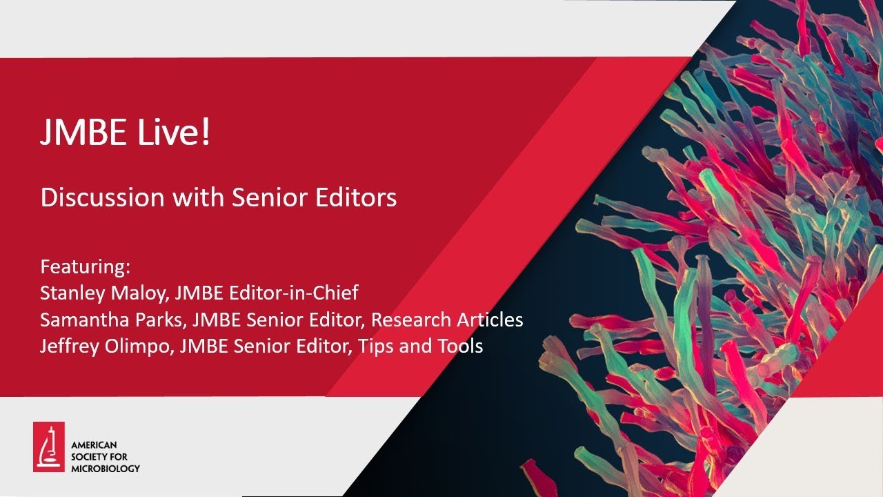 Discussion with Senior Editors of Research and Tips and Tools Sections ...