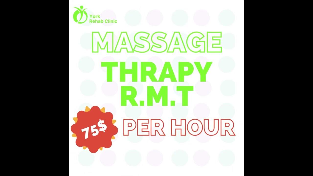 Relax And Save At York Rehab Clinic 75 Rmt Massages For A Limited